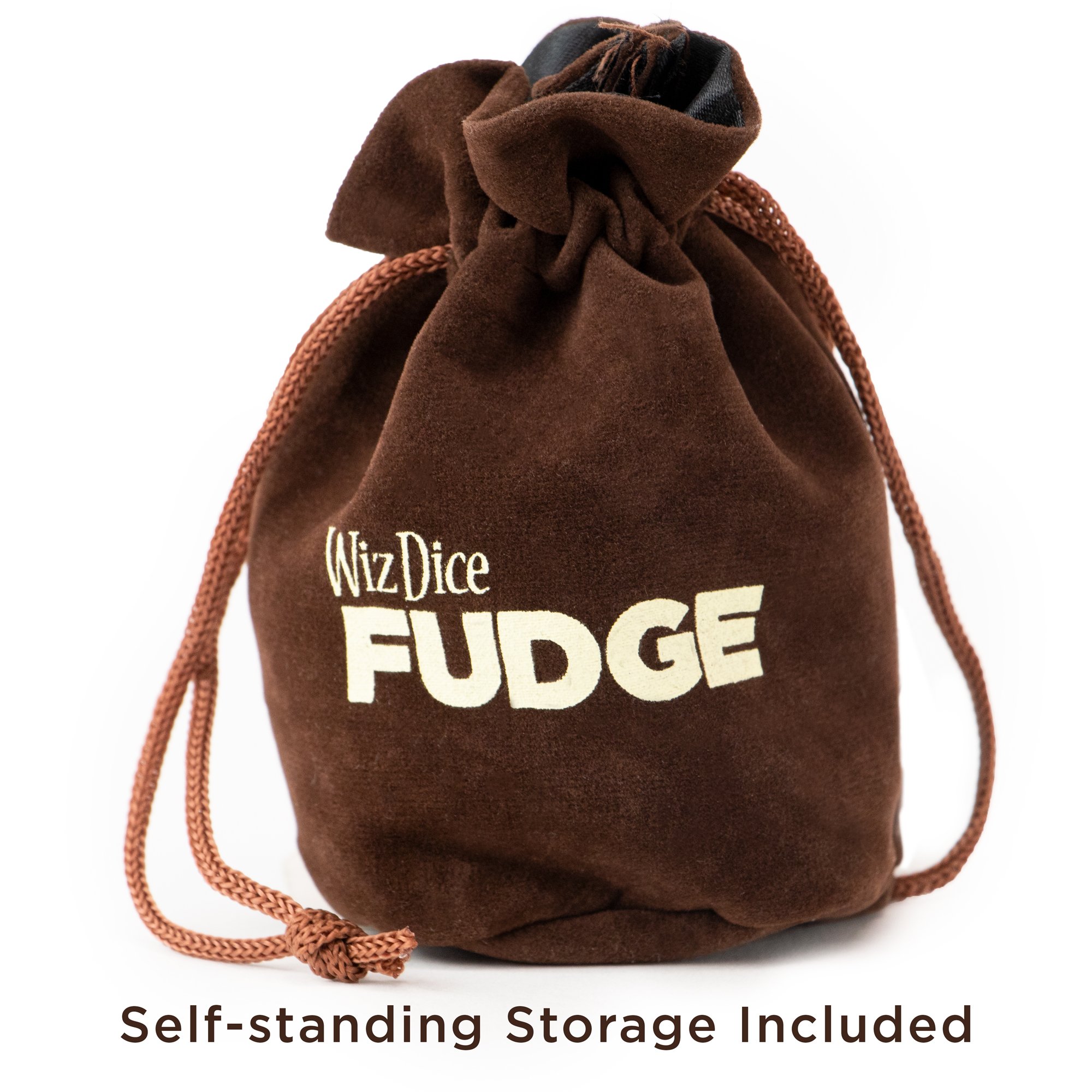 Wiz Dice - Fudge Dice GM Starter Set - Polyhedral Set with Bag for RPG Adventure Games - D6 Dice with Plus, Minus, and Blank Faces - Mystical - 20 ct