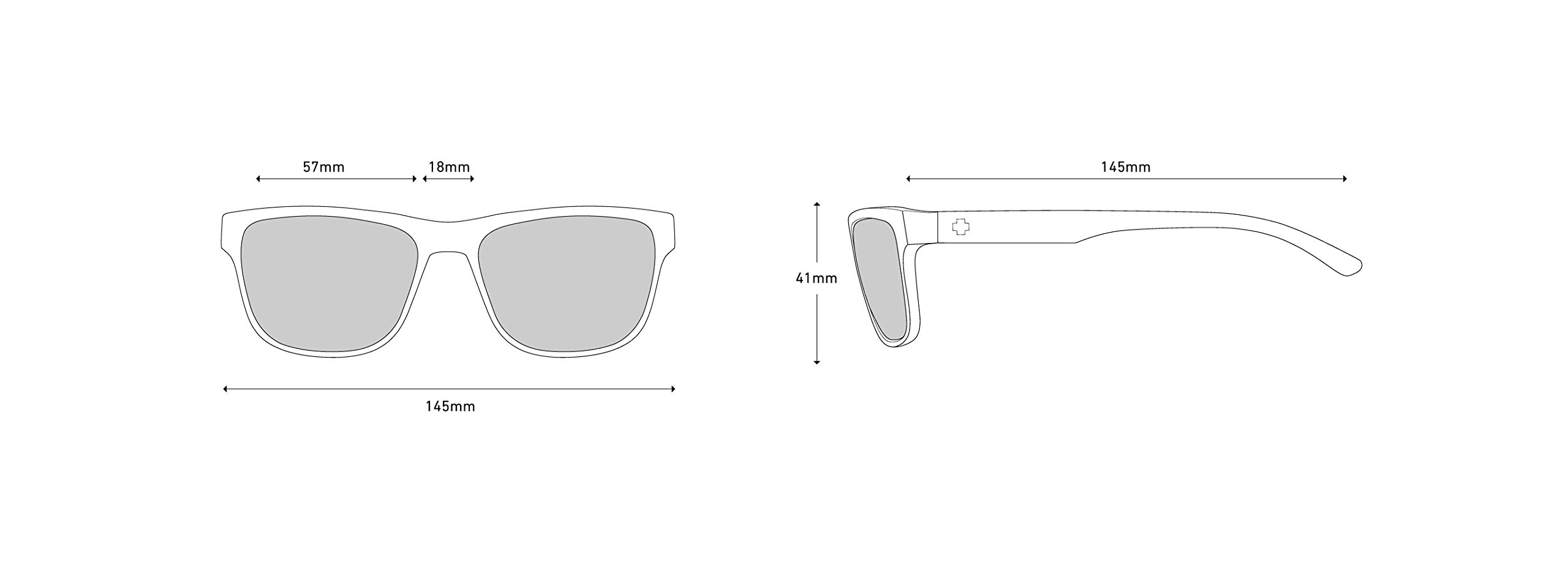 Spy Walden Polarized Sunglasses-Matte Black-Gray Green