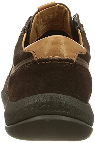 Clarks Men's Derby Lace-Up Oxford-Schuh, Dark Brown Lea, 8