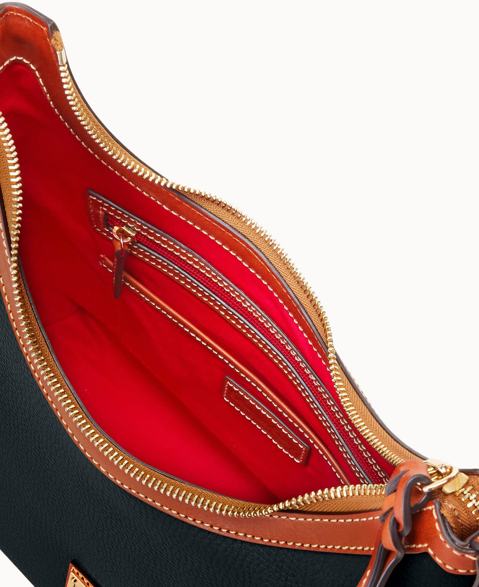 Dooney & Bourke Pebbled Leather Hobo Shoulder Bag (Slate)