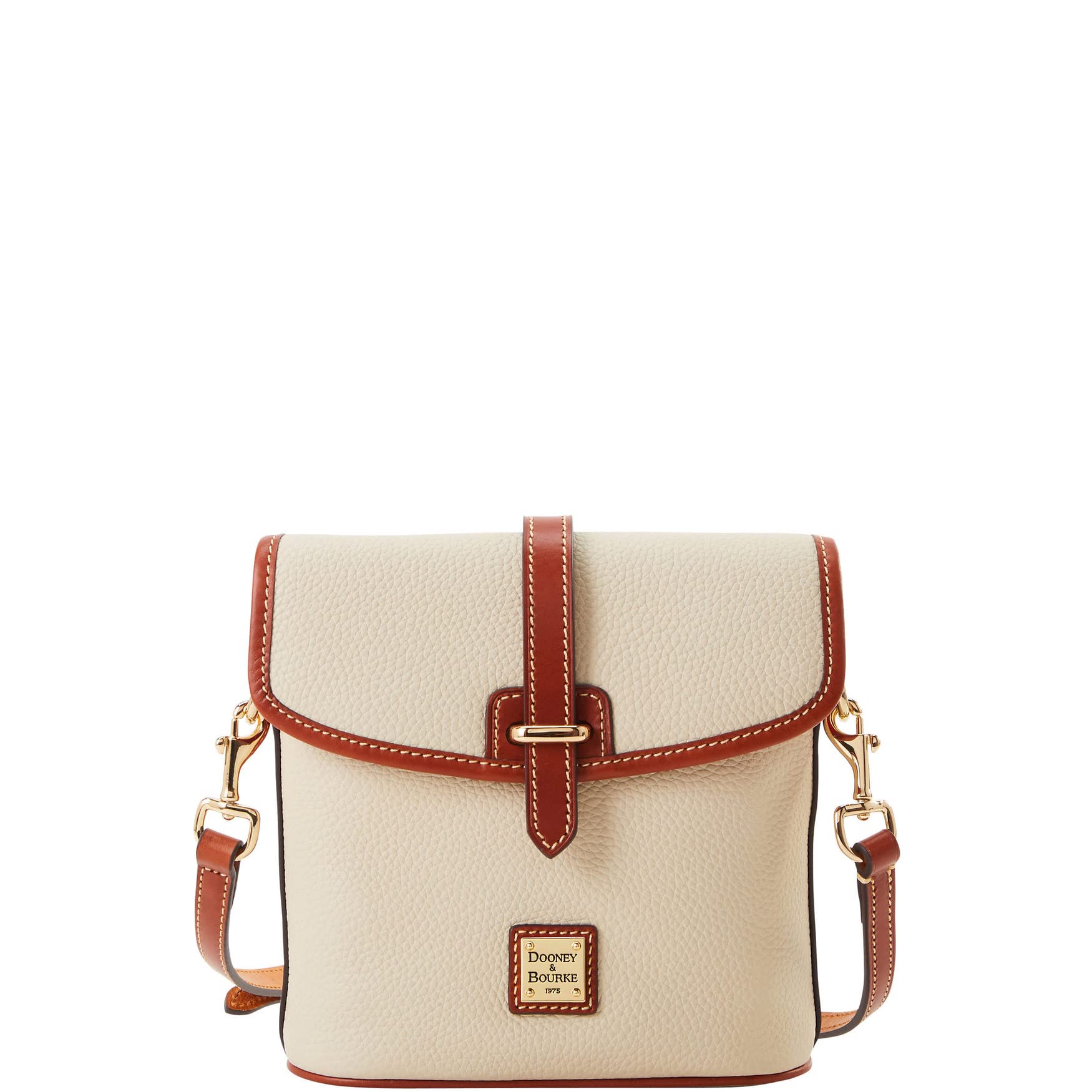 Dooney & Bourke Handbag, Pebble Grain Holly Bag Crossbody - Bone