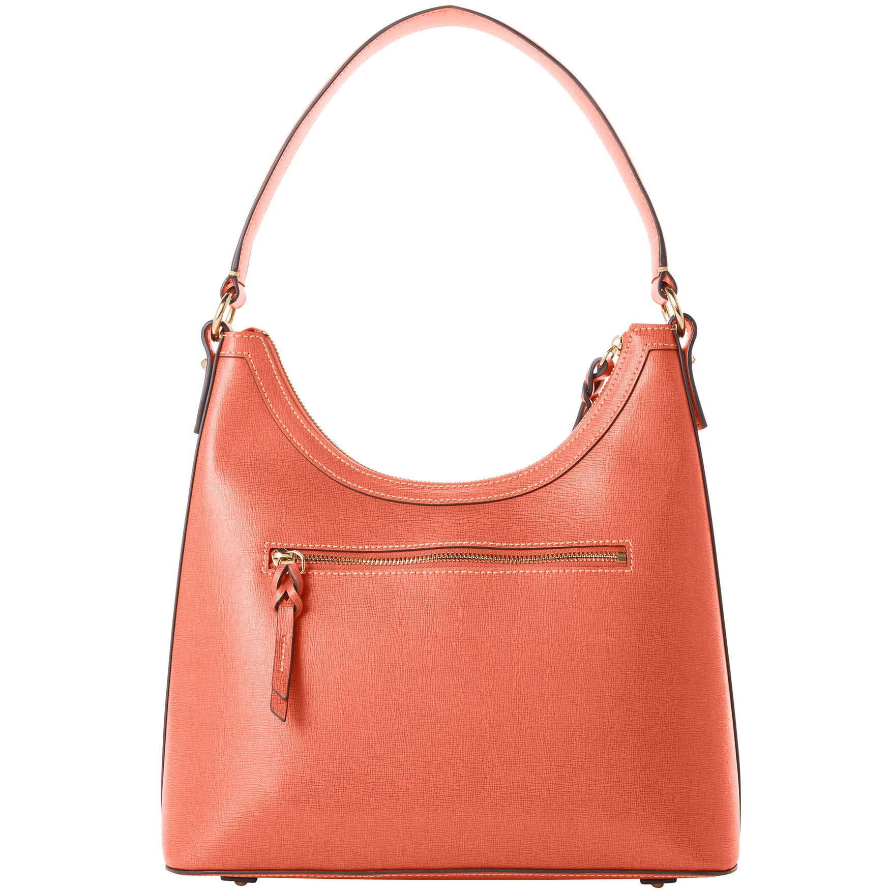 Dooney & Bourke Handbag, Saffiano Hobo Shoulder Bag - Coral