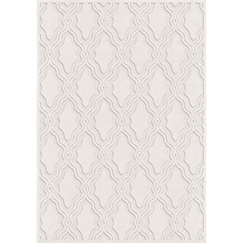 My Texas House by Orian Indoor/Outdoor Cotton Blossom Area Rug, 9' x 13', Natural