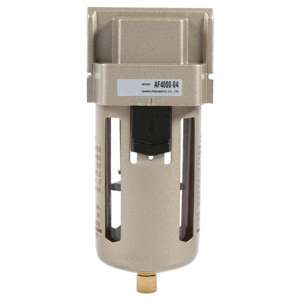 WALFRONT 1Pc 1/2'' Air Filter Compressor Water Trap Separator Regulator Accessories