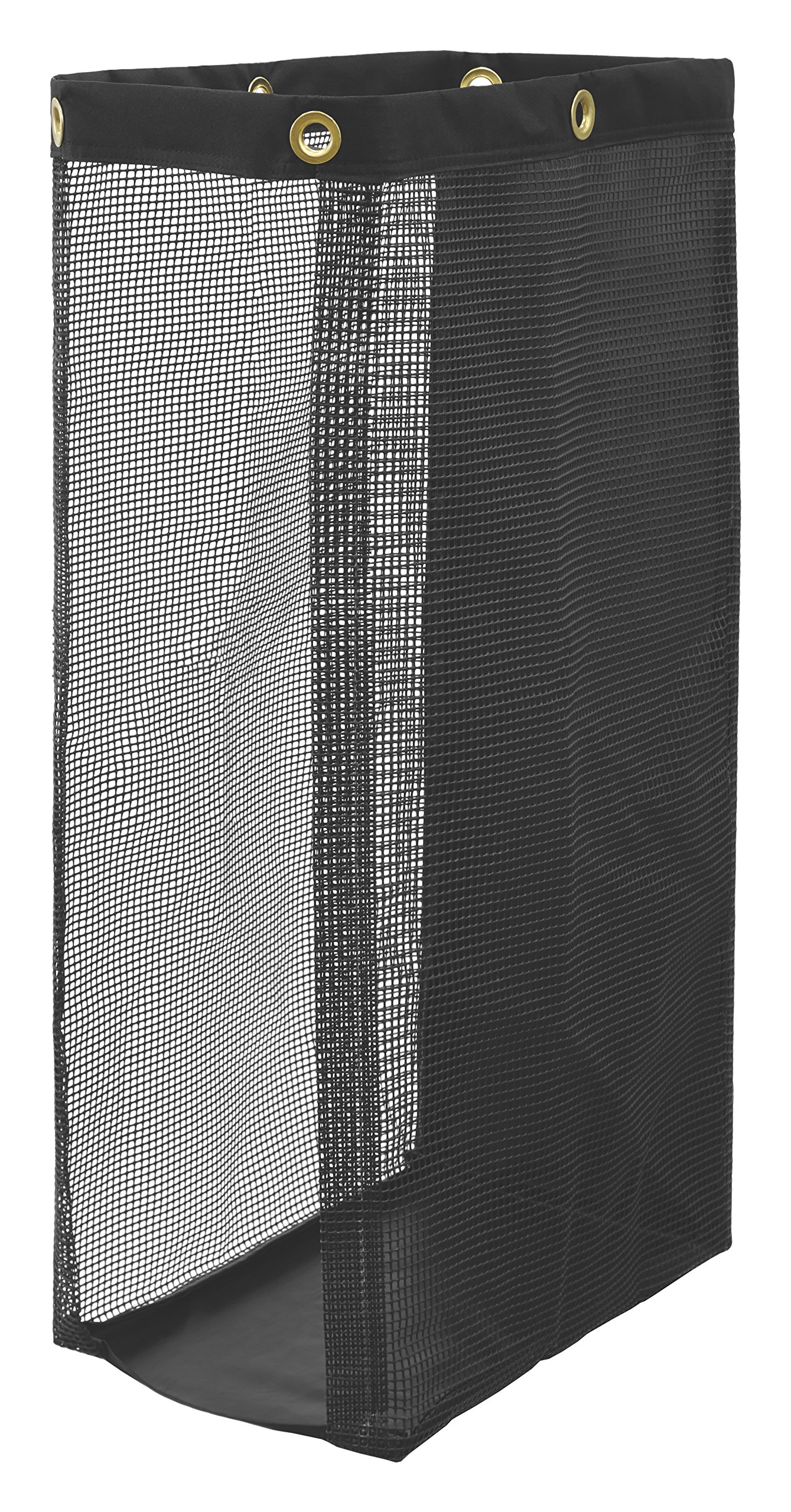Rubbermaid Commercial Products Executive Series Side-Load Mesh Housekeeping Cart Bag, Black, Compatible with Rubbermaid Cleaning Carts for Laundry/Trash in School/Home/Office/Lobby/Mall