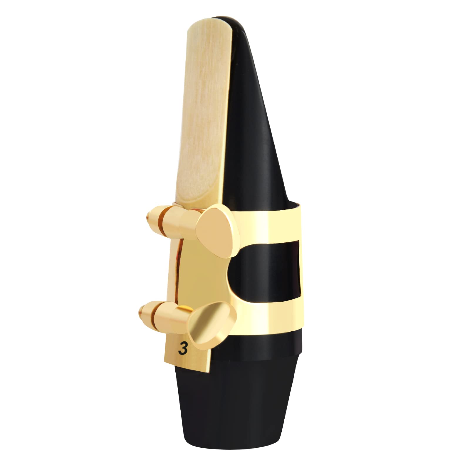 EASTROCK Soprano Saxophone Reeds 2.0/2.5/3.0 for Bb Soprano Sax Strength 2.5-10 Pack with Plastic Case