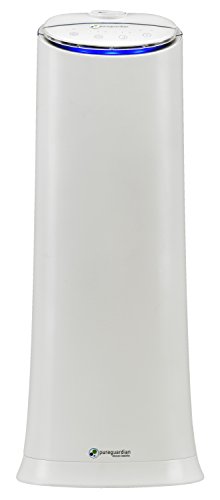 PureGuardian Ultrasonic Cool Mist Humidifier, 100 Hrs. Run Time, 1.5 Gallon Tank, 440 Sq. Ft. Coverage, Medium Rooms, Quiet, Filter Free, Essential Oil Tray, White, H3200WAR