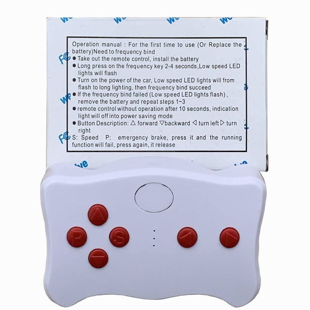 wellye RX43 (RX23) 12V Kids Powered Ride on car 2.4G Bluetooth Remote Control and Receiver Kit Controller Control Box Accessories for Children Electric Ride On Car Replacement Parts