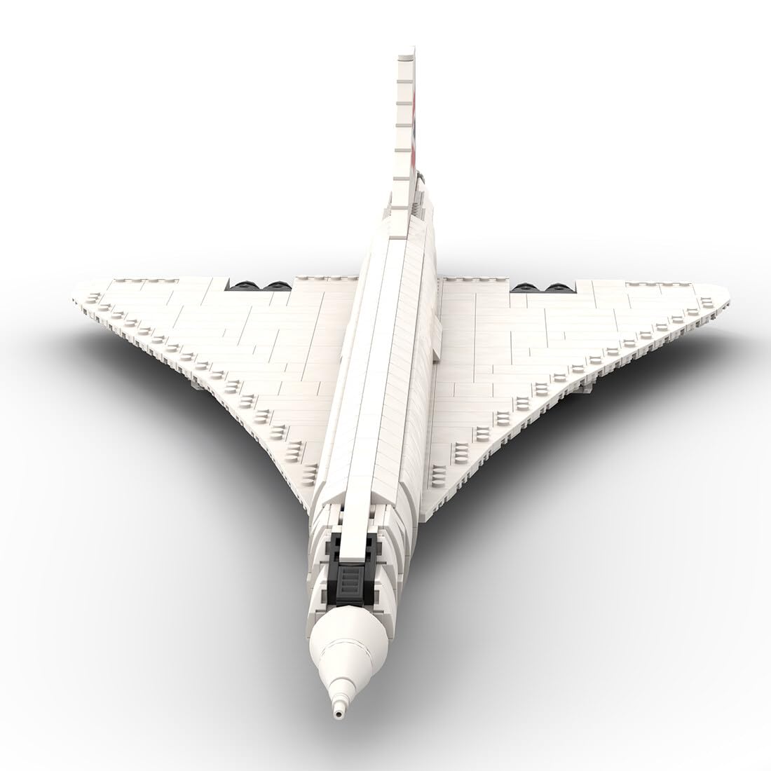 ClearEdge Concorde Airplane Large Jet Passenger Plane MOC Building Set STEM Learning Building Bricks Helicoper Construction Toy Compatible with Lego 10318