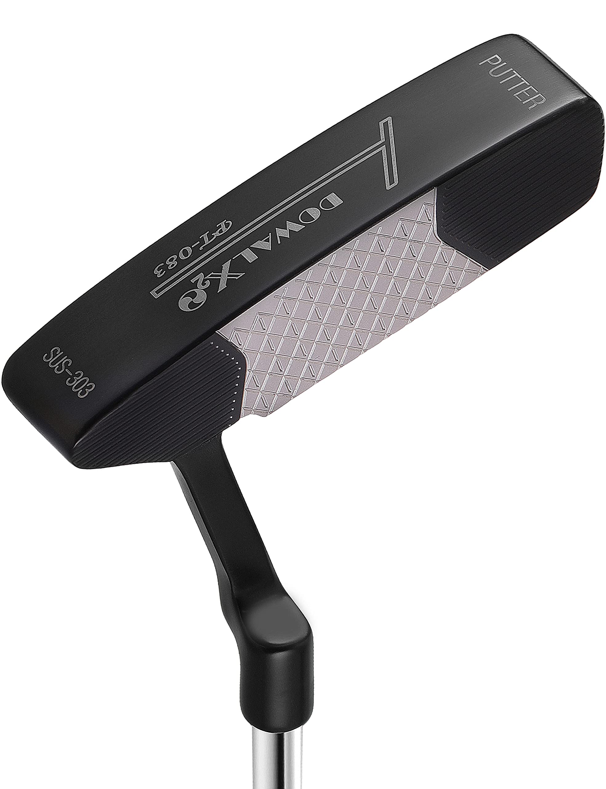 DOWAL X20 Golf Putters for Men Right Handed,100% Milling Face, Easy Aligned Steel Mens Putter with Headcover