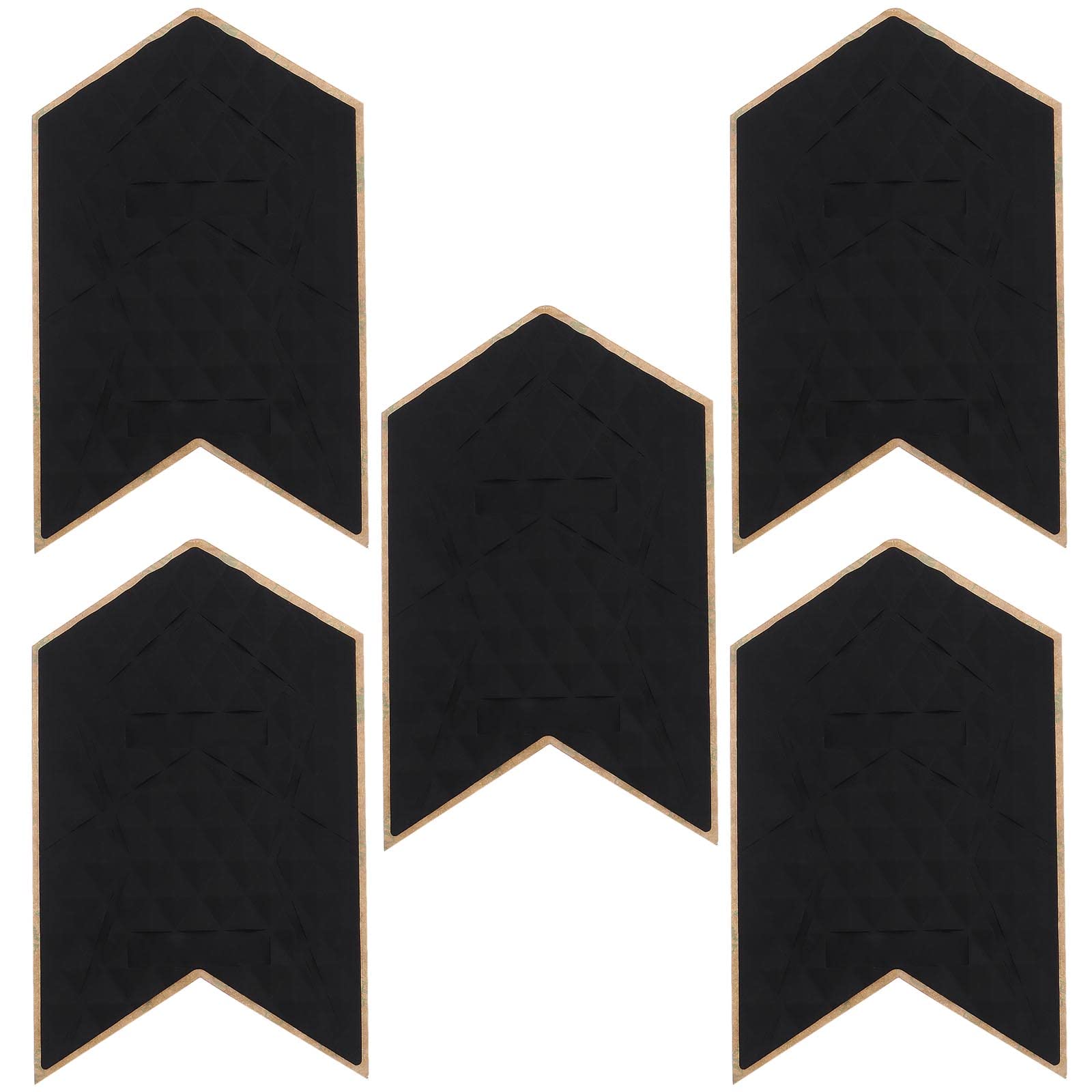 ECSiNG 5PCS Bike Frame Guard Protecter Bicycle Chainstay Protection Sticker Silicone Anti Scratch Frame Pad Waterproof Mountain Bike Frame Decor Black 112x65mm