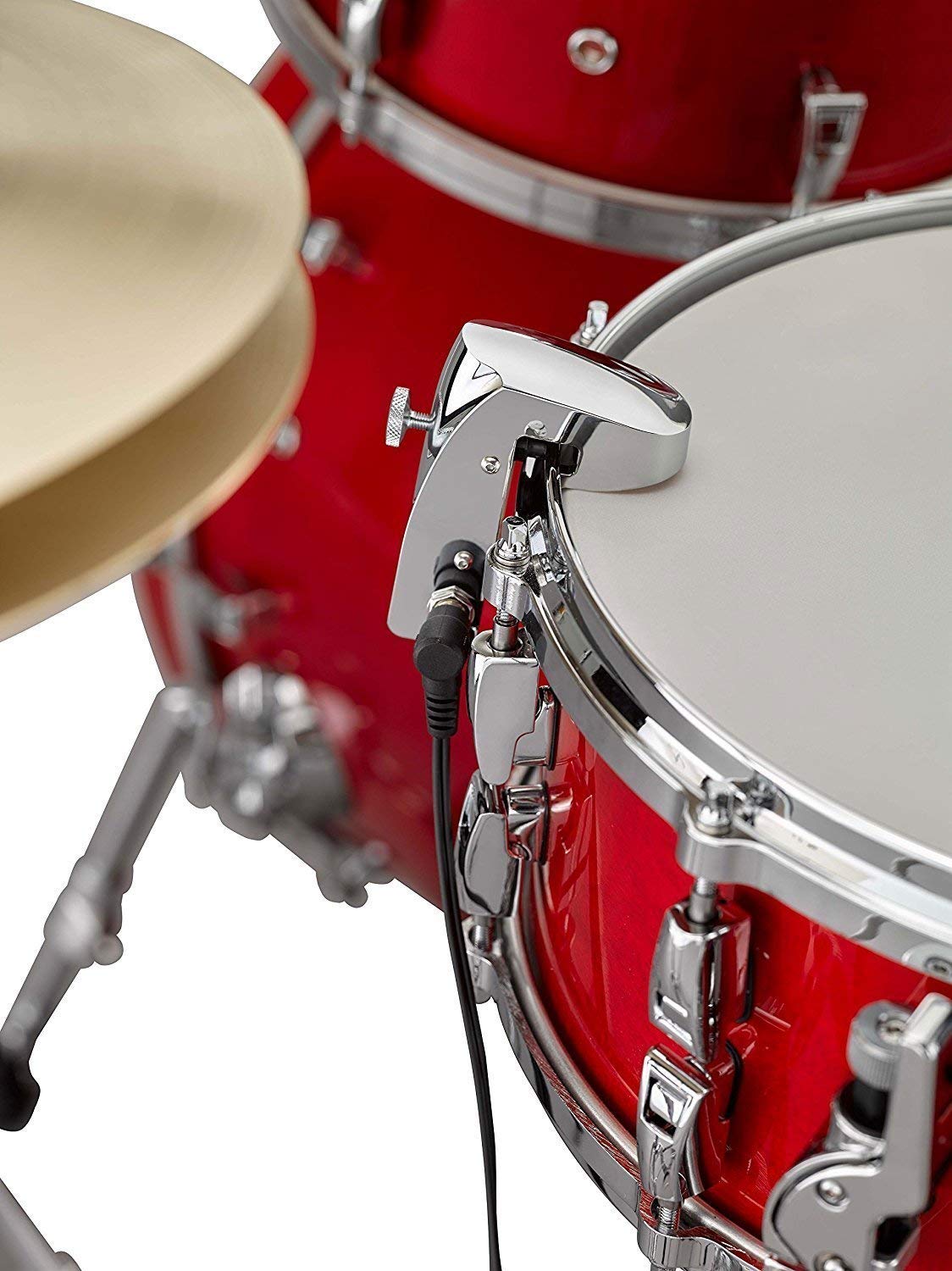 Yamaha EAD10 Electronic Acoustic Drum Module with Acoustic Drum Microphone System, Interconnect Cables and Power Supply with Yamaha DT-50S Dual-zone Snare/Tom Trigger with Die-cast Metal Housing