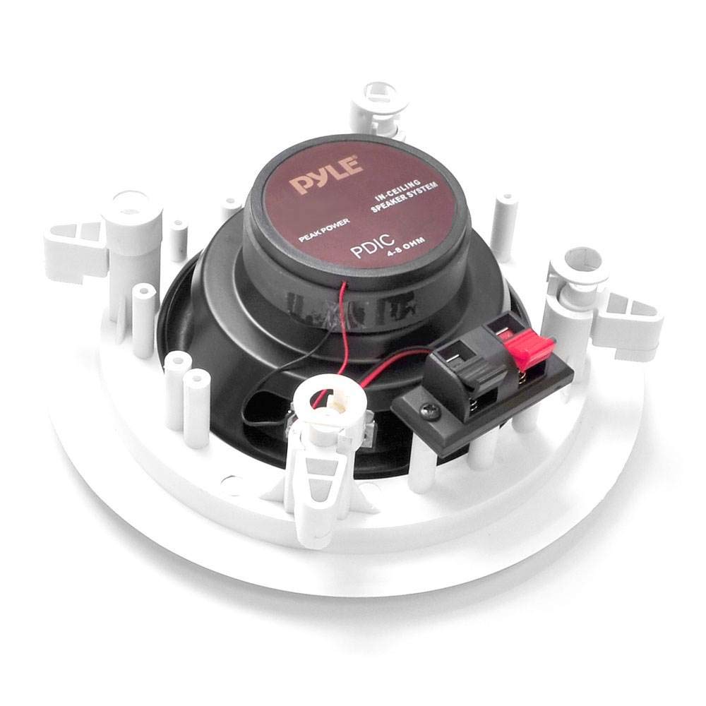 Pyle 4 New PRO PDIC61RD 6.5'' White 400W 2-Way in-Ceiling/Wall Speakers System