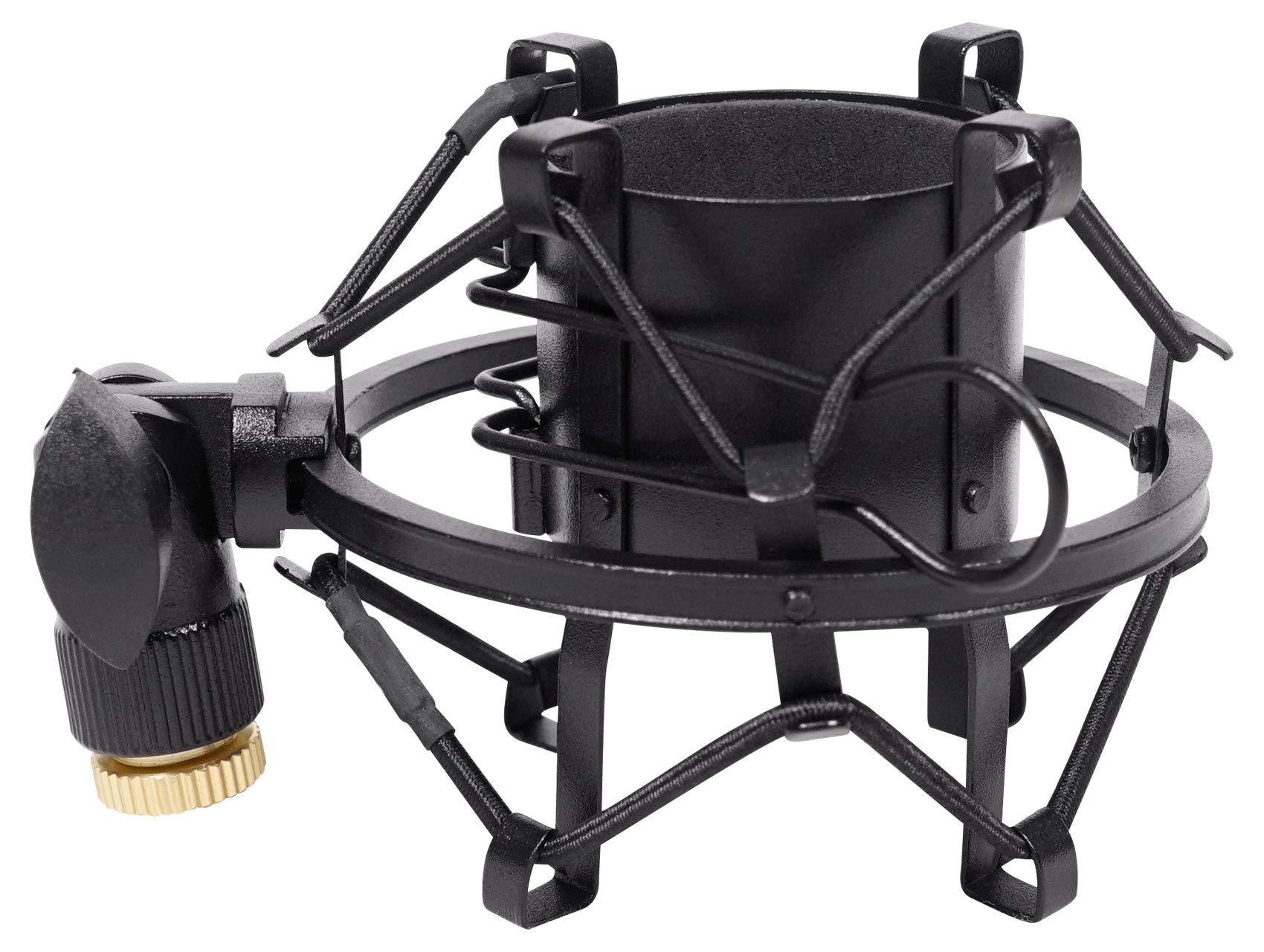 Rockville RockShock Black Studio Condenser Microphone Metal Shock Mount w/Foam