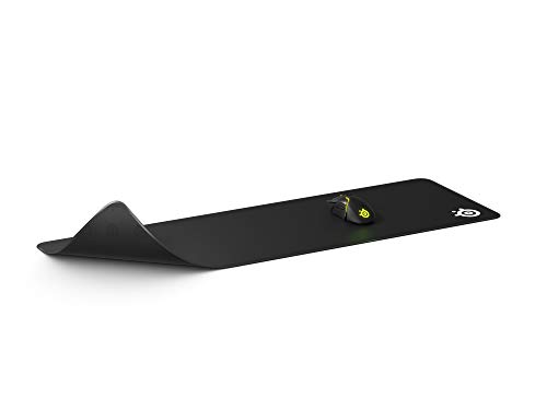 SteelSeries QcK Gaming Mouse Pad - XL Stitched Edge Cloth - Extra Durable - Sized to Cover Desks
