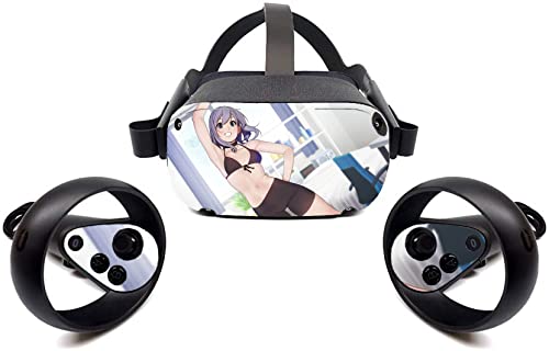 Cute Manga Stickers Skin for Oculus Quest, Protective, Durable, and Unique Vinyl Decal Wrap Cover | Easy to Apply, Remove, and Change Styles by ok anh yeu