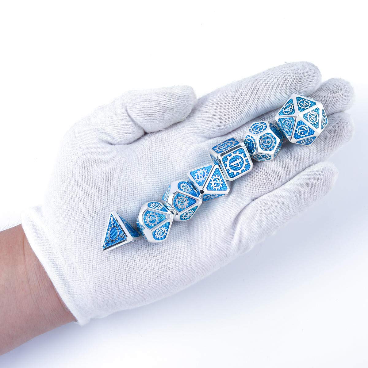 Tbrand DND Metal Dice is Used as Dungeon and Dragon Dice RPG. Its Cool Multiaspect DND Dice Suit Can Be Used as Gift and is Very Suitable for Dice Collectors.
