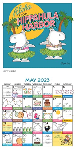 Sandra Boynton's Every Day's a Fabulous Holiday 2023 Wall Calendar