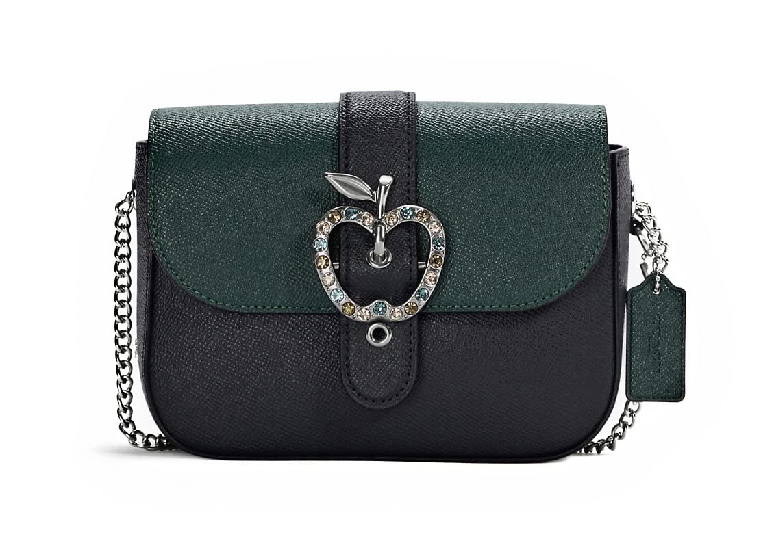 Coach Womens Gemma Crossbody In Colorblock With Apple Buckle Forest/Midnight Navy