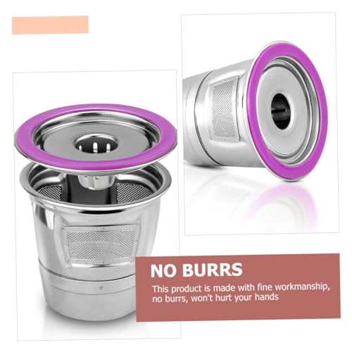 Homoyoyo Coffee Capsule Cup Espresso Coffee Tea Strainer Coffee Accessory Coffee Concentrate Coffee Machine Accessories Coffee Espresso Coffee Supply Filter Coffee Drainer Stainless Steel