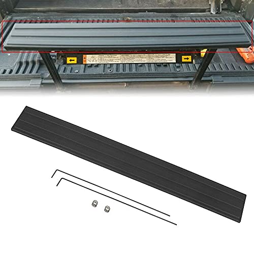 ECOTRIC FO1904107 New Tailgate Flexible Flex Step Center Molding Cap Trim Pad Compatible with 2009-2014 Ford F150 F-150 Replacement for 9L3Z-9940602-BA