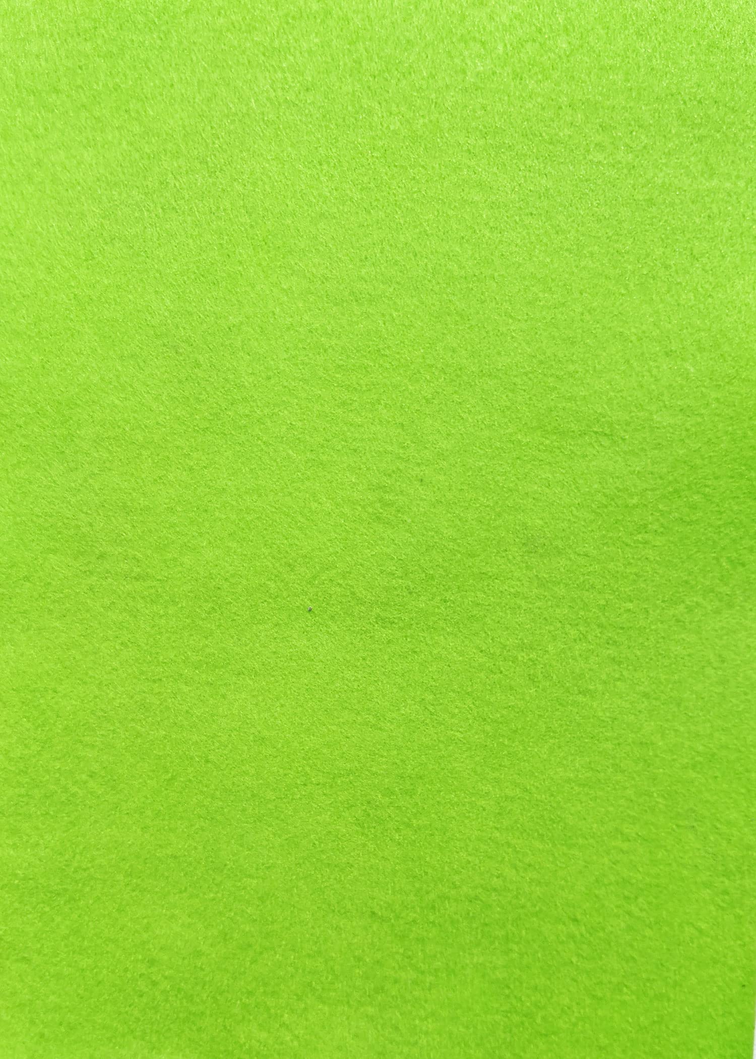 Neon Lime Green - Premium Acrylic Felt XL Craft Sheet - 1 12x18 inch Sheet