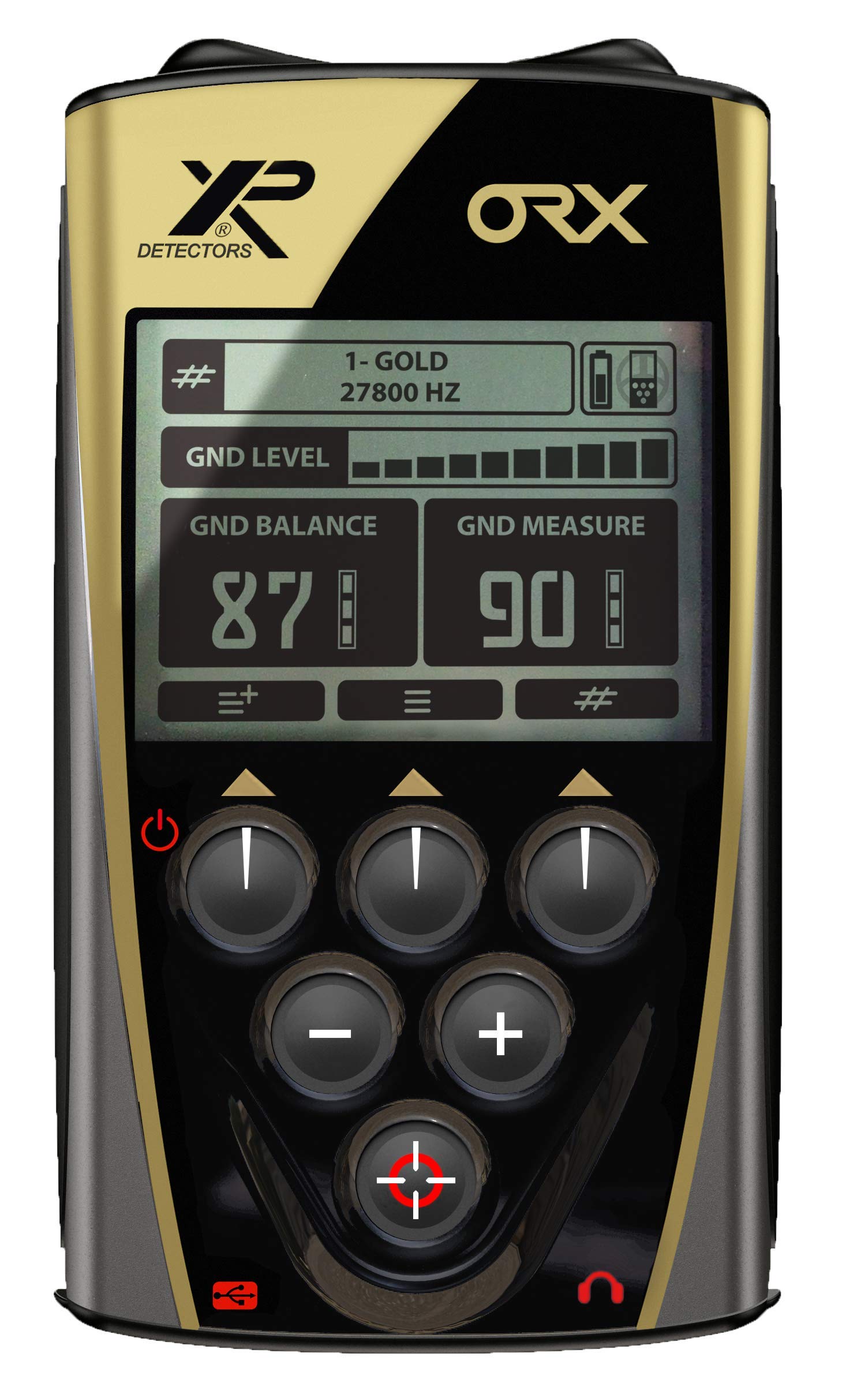 XP Metal Detectors ORX Detector - Specialized in Gold Hunting - FX02 Wired Headphones, WSAUDIO Wireless Headphones, HF Coil (9'') up to 50kHz, Remote Control and S-Telescopic Lite Stem (ORX-22FX02E)