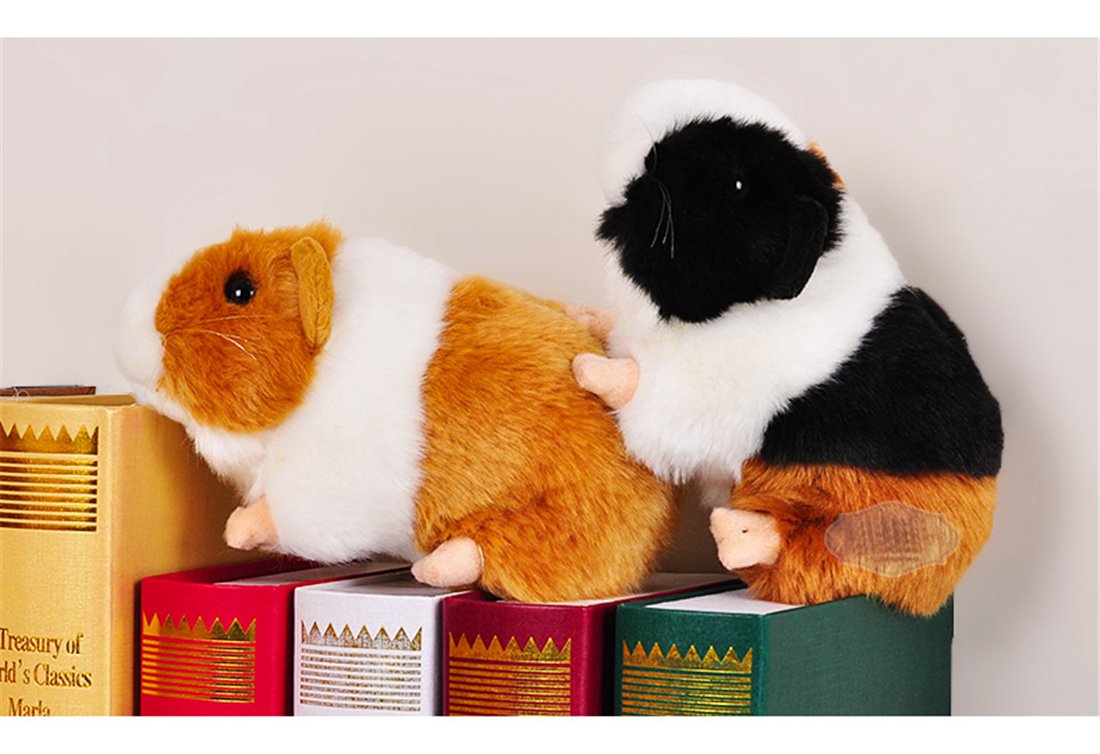 YAIRYANGTZE 2pcs Cute Plush Guinea Pig Stuffed Guinea Pig, 7 inch Plush Hamster Doll Stuffed Dutch Pig, Realistic Plush Guinea Pig