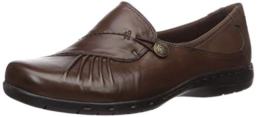 Cobb Hill Women's Paulette Flat, Bark, 10 W US