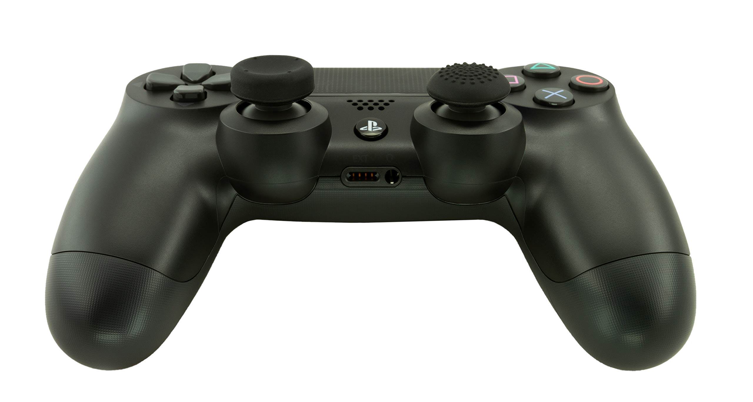 YoK PlayStation 4 Pack of 4 Pro Grips Compatible With PS4 DualShock Controllers - Blue and Black