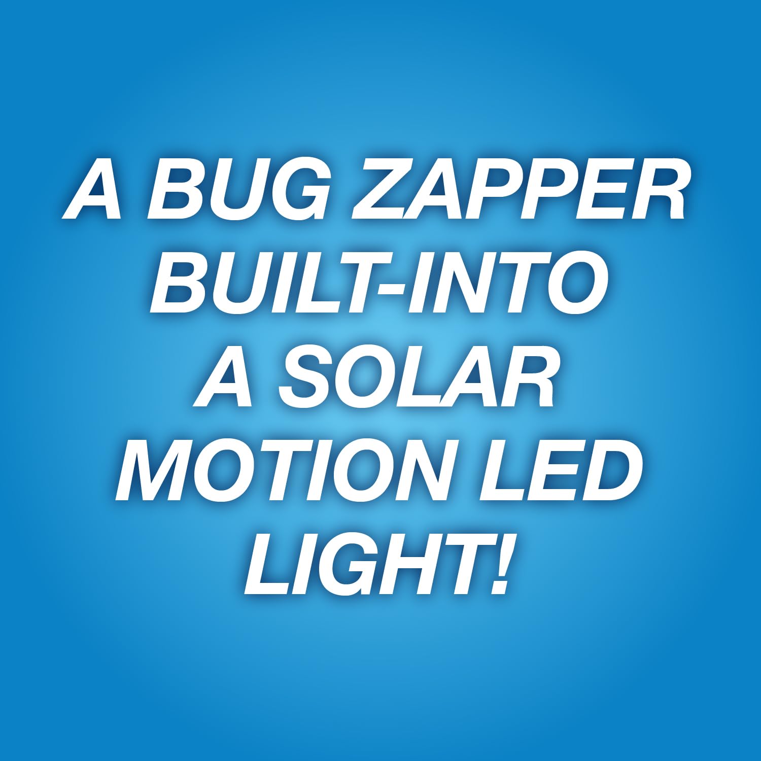 PIC 2-in-1 Solar Bug Zapper and Motion Sensor LED Light, Outdoor Electric Insect Killer, Mosquito Fly Zapper Trap for Outdoor Use (3 Pack)