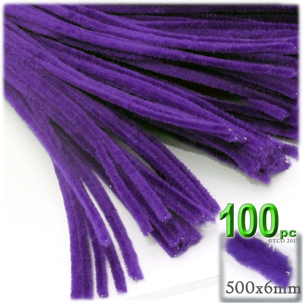 The Crafts Outlet Chenille Stems, Pipe Cleaner, 20-inch (50-cm), 100-pc, Olive Green