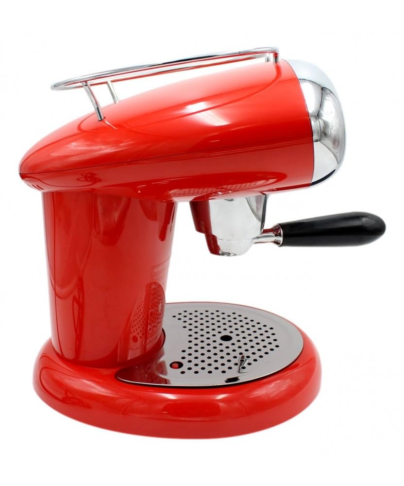 Illy X7.1 Espresso Single-Serve Machine, Barista Quality Espresso Machine with Milk Frother Steam Wand for IperEspresso Capsules, 15bar (Red)
