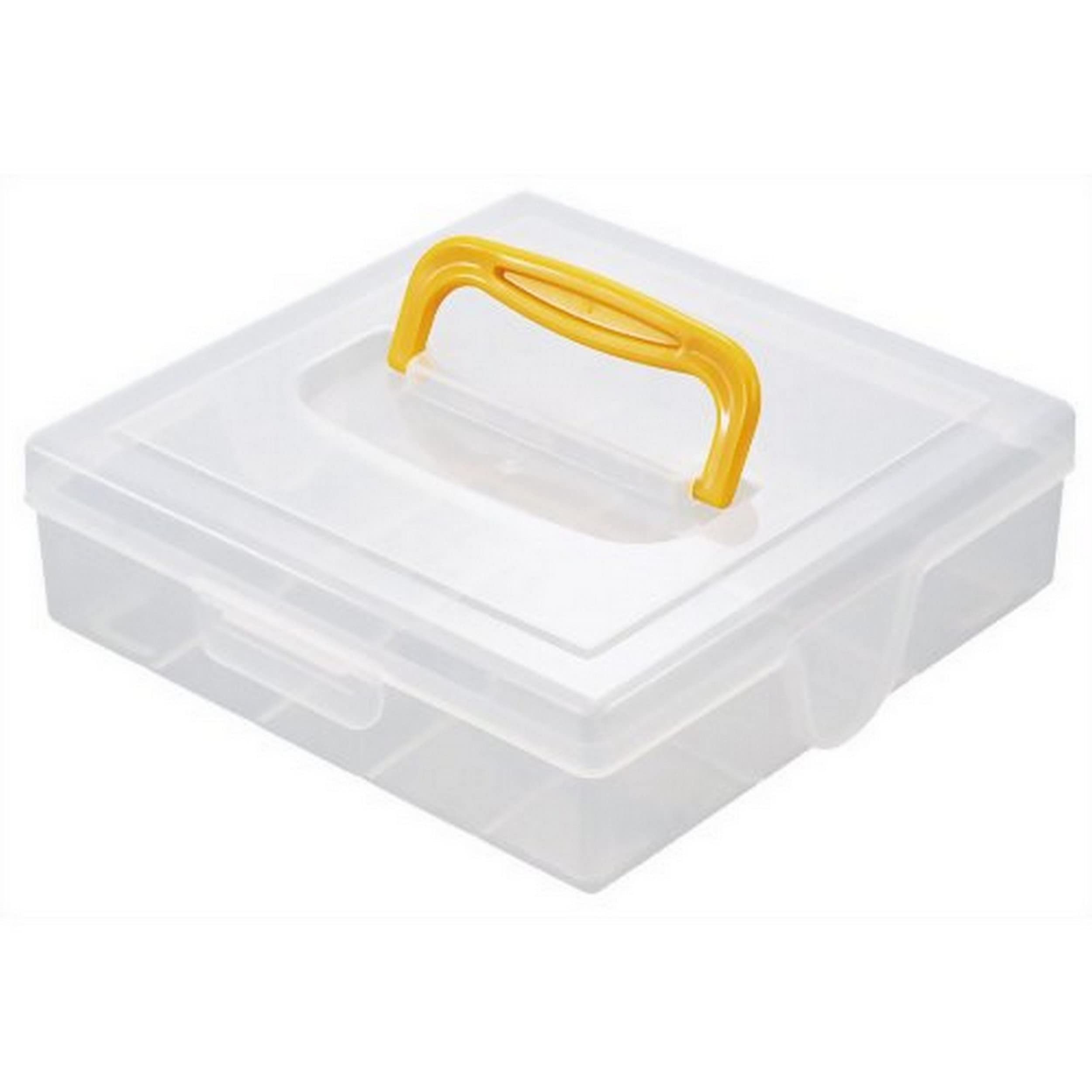 JapanBargain, Japanese 6-inch Origami Folding Paper Case Box Storage Container for Craft Cardstock Stamp Sewing Kit Tools, Pack of 2