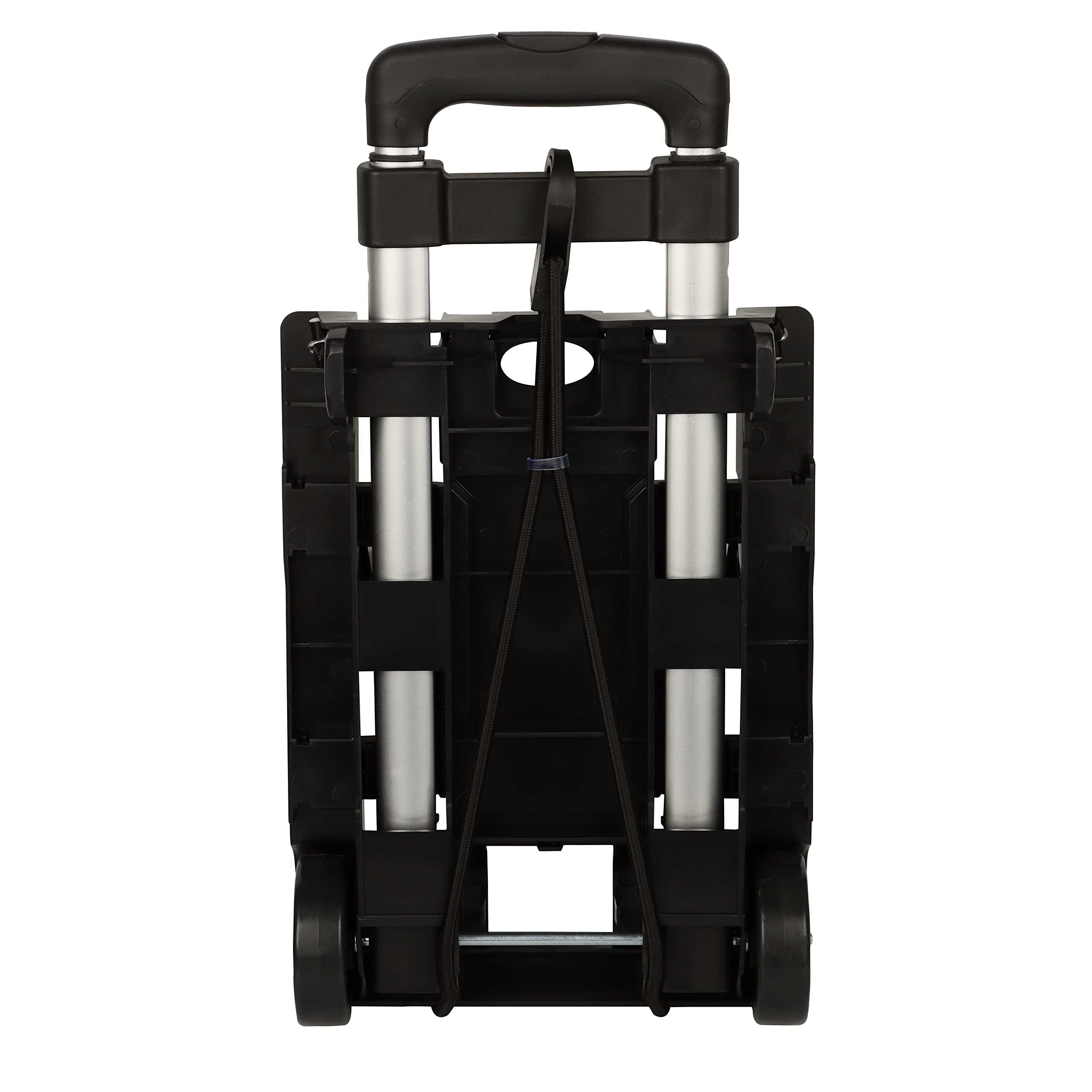 Folding Hand Truck Capacity Aluminum Alloy Portable 2 Wheels Mini Cart for Home Office Shopping Travel Use Compact Light Weight2