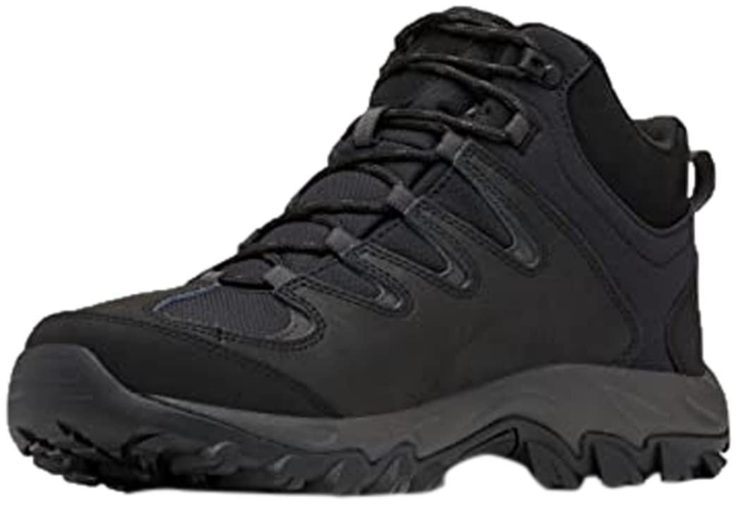 Columbia Men's Buxton Peak Mid II Hiking Shoe, Nori/Black, 13