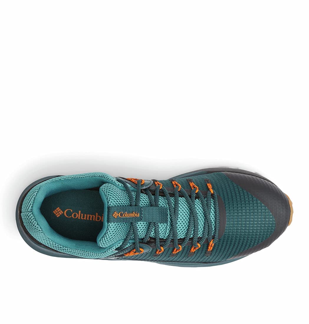 Columbia Men's Trail Walking Shoe, Petrol Blue Black, 9.5