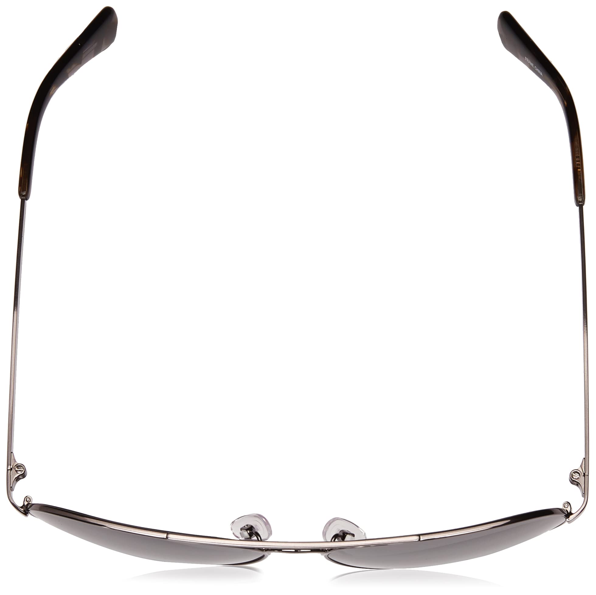 Cole Haan Men's Ch6007 Metal Aviator Sunglasses, Dark Gunmetal, 58 mm