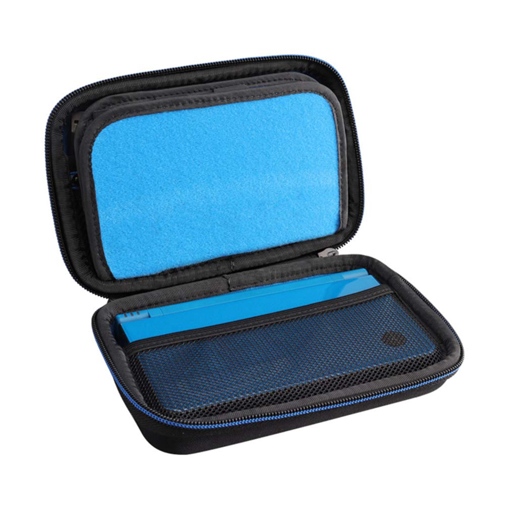 YOUNGFIT Soyan Carrying Case for Nintendo 2DS XL and New 3DS XL, 16 Game Card Holders, with Carry Handle (Blue)