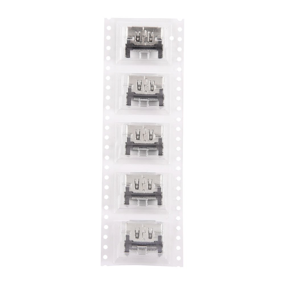 Zopsc 5PCS Interface Socket Plug for PlayStation 4 Port Plug Interface Connector Port Plug for PS4 Console Port Interface Connector for Sony PlayStation 4
