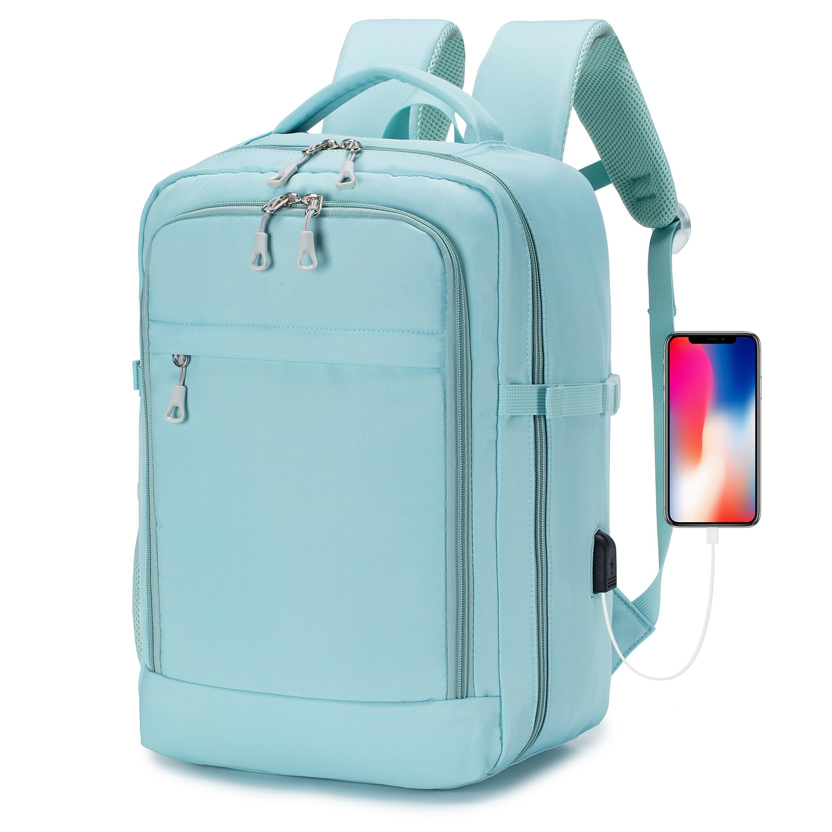 COSCOOA Travel Backpack for Men Women 15.7x7.8x9.8 Inch 20L Flight Approved Carry On Backpack Small Luggage Backpack, 15.6 Inch Laptop Business Daypack Weekender Bag