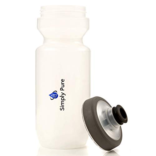 Simply Pure Purist 22 Oz BPA-Free Water Bottle by Specialized Bikes (Watergate Cap) - Clear