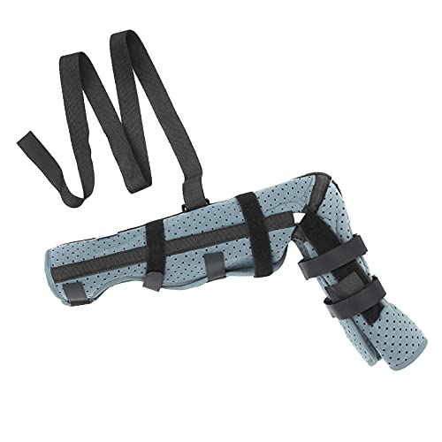 Elbow Brace, Prevent Displacement Arm Elbow Immobilizer Arm Guard for Sprains Caused by Sports for Recurrence of Old Injuries(S)