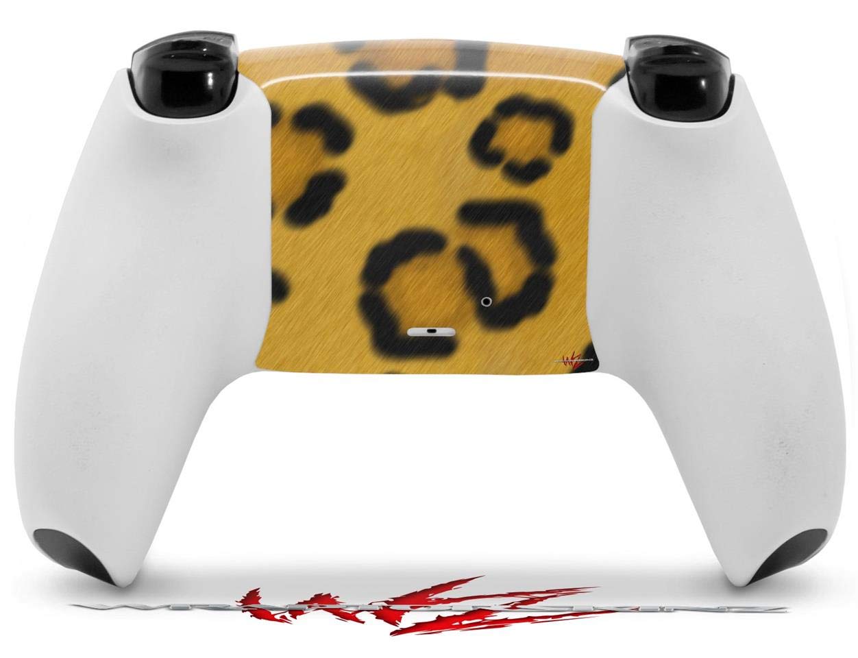 WraptorSkinz Skin Wrap compatible with Sony PS5 DualSense Controller Leopard Skin (CONTROLLER NOT INCLUDED)