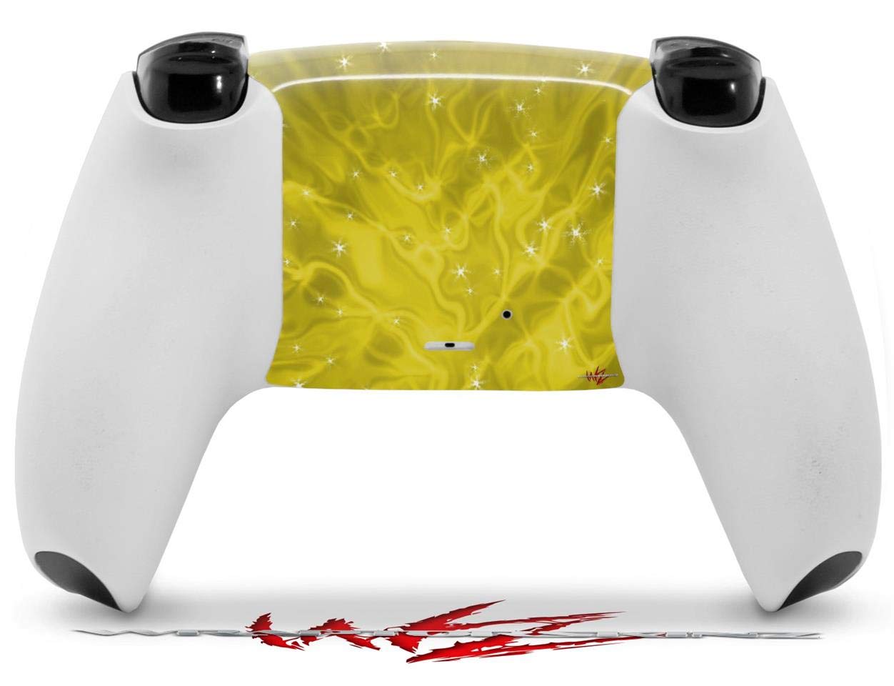 WraptorSkinz Skin Wrap compatible with Sony PS5 DualSense Controller Stardust Yellow (CONTROLLER NOT INCLUDED)