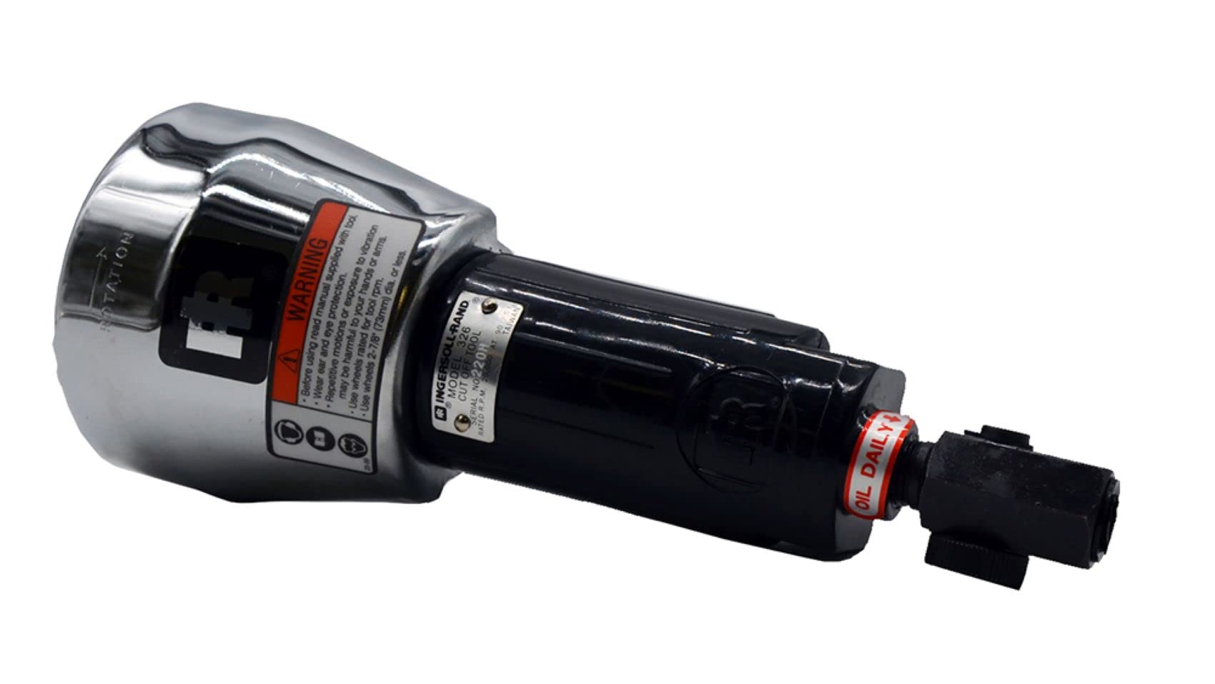 Ingersoll Rand 326 Air Cut-off Tool, Type 41, 20000 RPM, 2.3 Lbs., Pneuamtic, Cutting Nuts, Bolts, Mufflers, Sheet Metal, Tailpipes