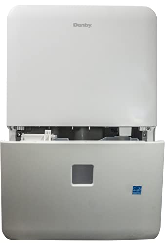 Danby DDR050BJWDB-ME 50 Pint (23.6 L) Smart Energy Star® Dehumidifier with Electronic controls with LED display in White