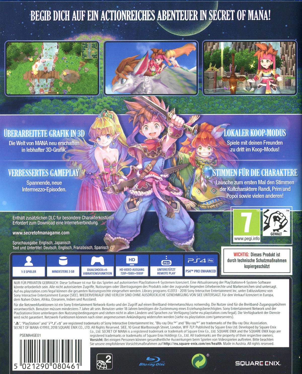 Secret of Mana (PlayStation PS4)