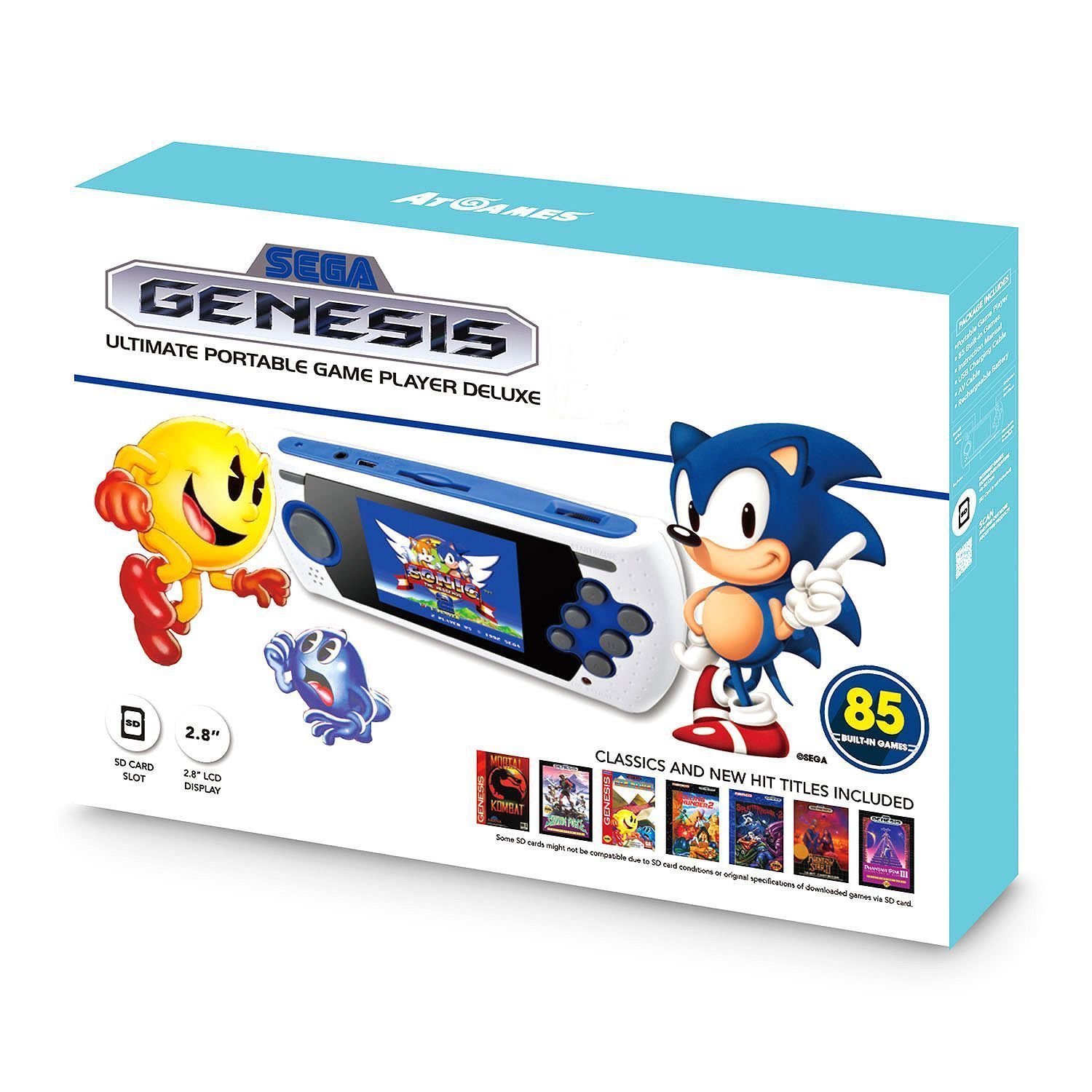 SEGA Genesis Ultimate Portable Game Player Deluxe 85 Games Especial Edition