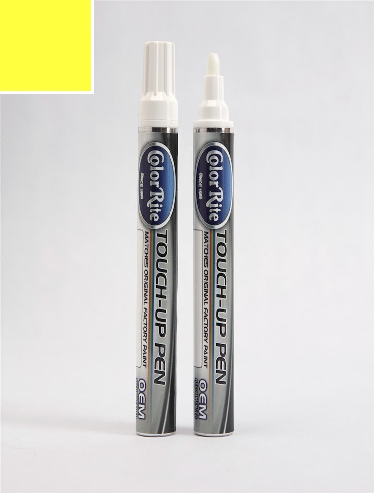ColorRite Pen for Chevrolet Corvette Automotive Touch-up Paint - Yellow Wheel Paint WAEQ-5387-BASF/R-M 225678 - All-Inclusive Package